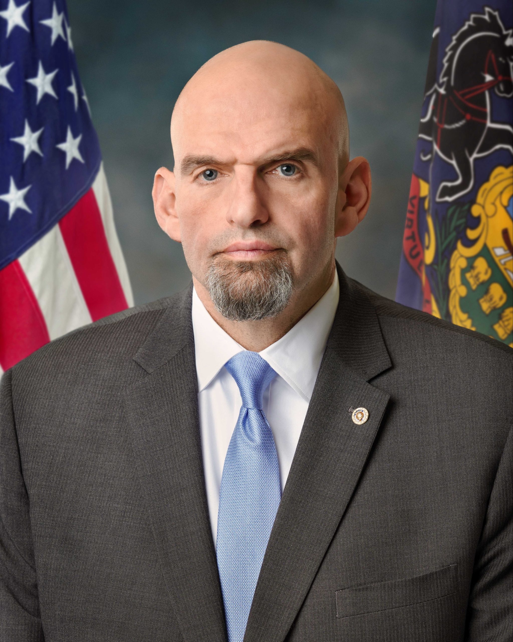 Fetterman Unveils Official Senate Portrait - U.S. Senator John Fetterman