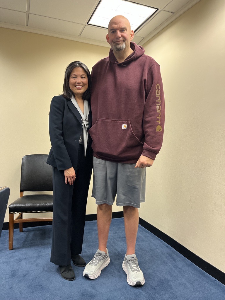Fetterman Meets with Labor Secretary Nominee Julie Su, Announces ... Fetterman Meets with Labor Secretary Nominee Julie Su, Announces ...