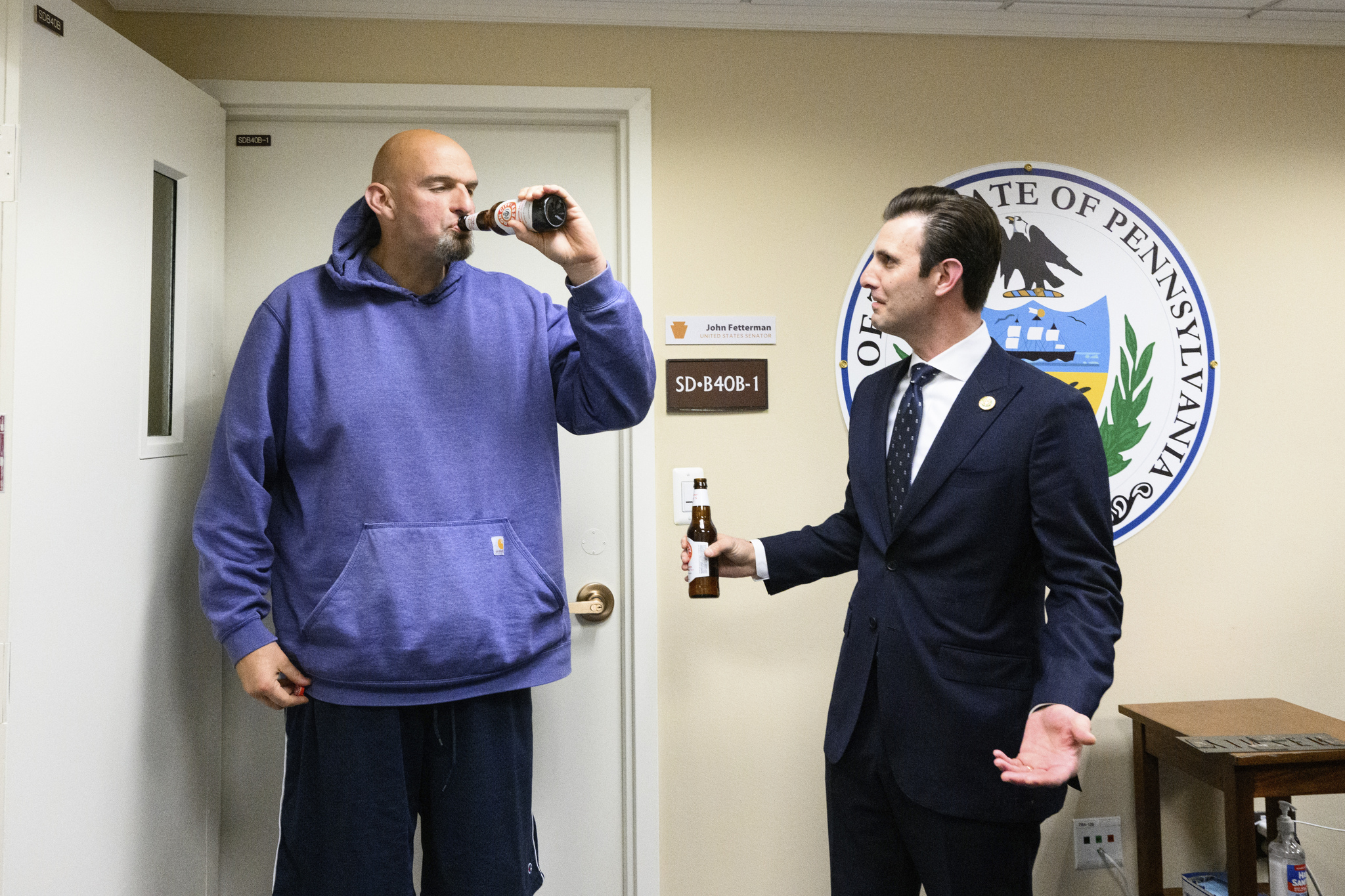 Deluzio, Fetterman Share a Brewski and Raise a Glass to the Yinzer Way ...