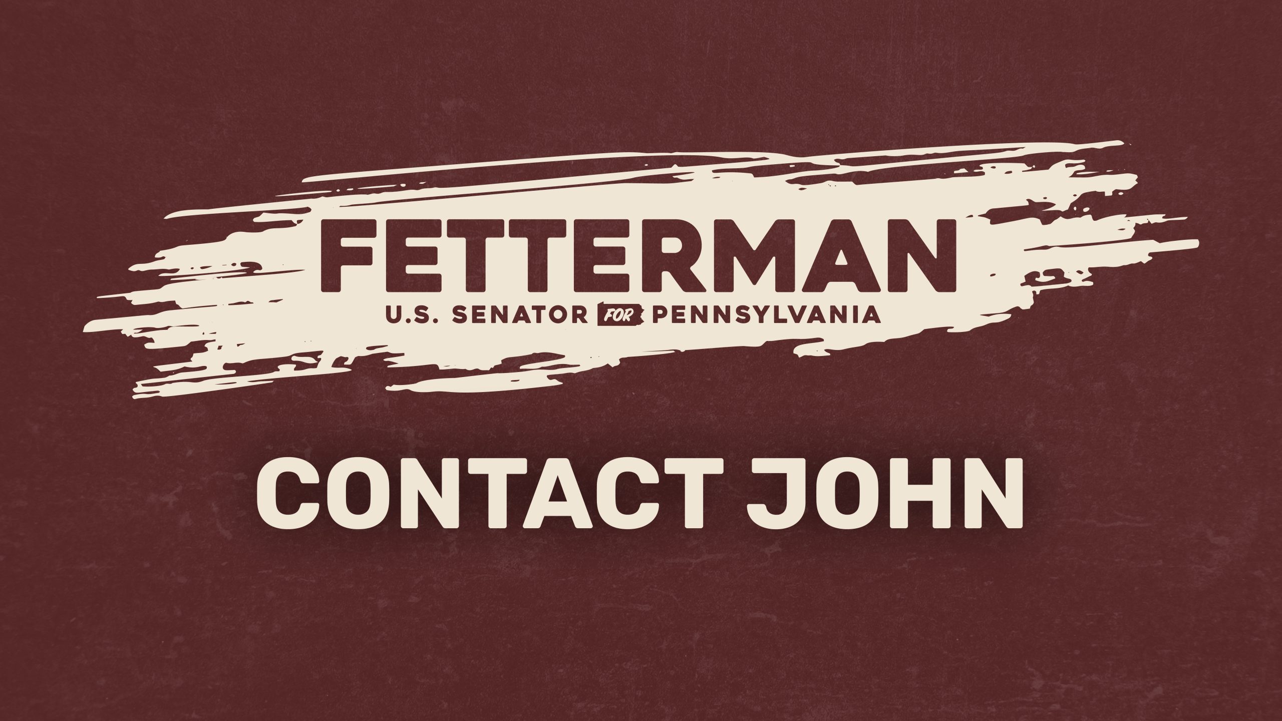 Contact - U.S. Senator John Fetterman